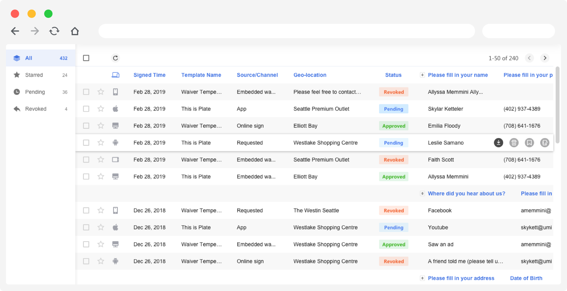 Full-Text Search - Unleash Your Online Waiver Data - WaiverForever